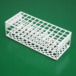 White Polystyrene Test Tube Rack Suitable For 60 Tubes - We Can Source It